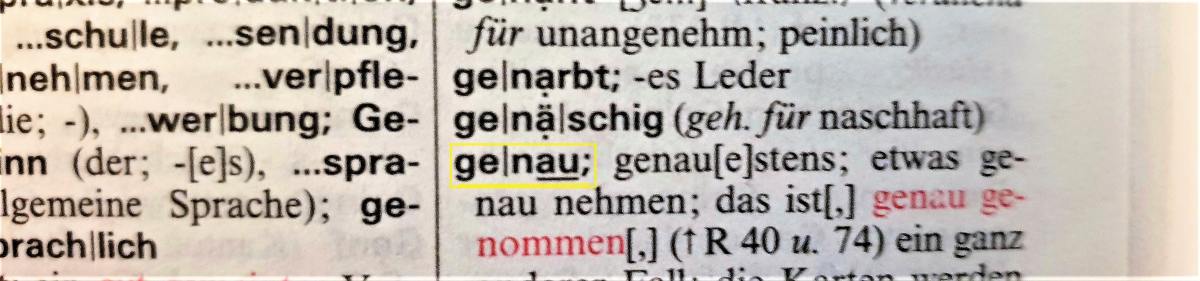 Das mit dem „genau“ – NOSING AROUND